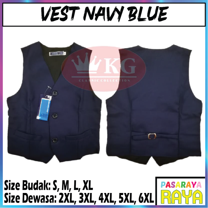 VEST BIRU GELAP SEKOLAH PENGAWAS VINTER VEST SEKOLAH RENDAH SEKOLAH ...