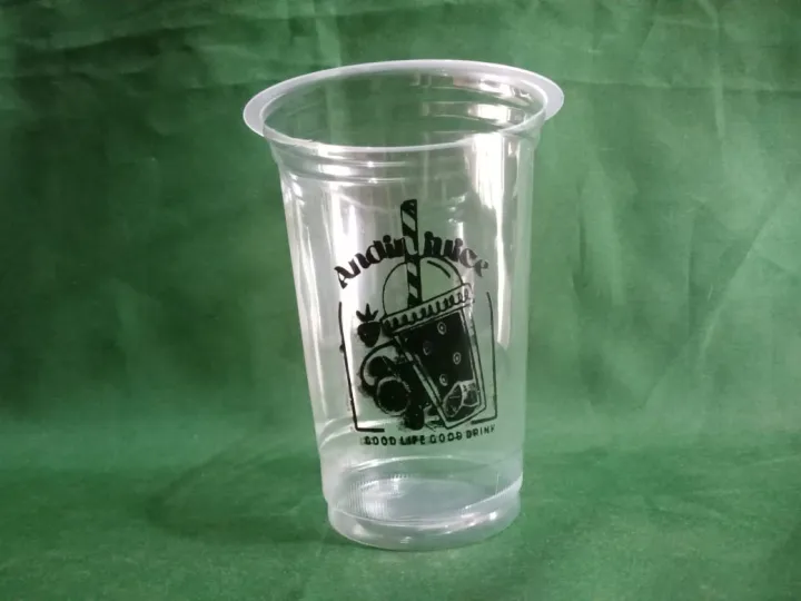 sablon CUP Gelas Plastik OVAL, cetak sablon satu Warna [design SUKA ...