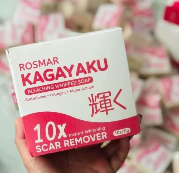 Original Rosmar Kagayaku Bleaching Whipped Soap 10x Instant Whitening