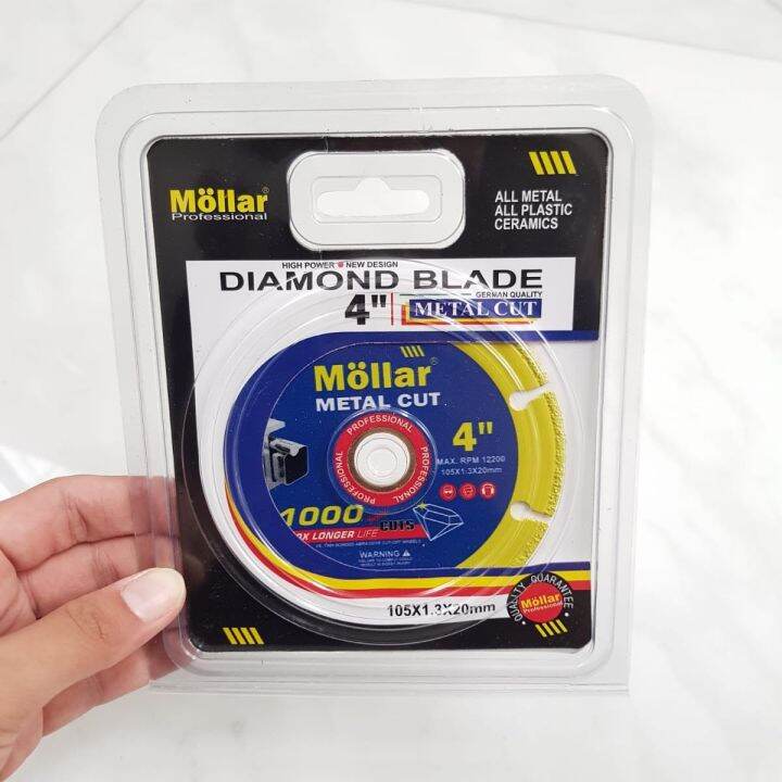 MOLLAR Mata Potong Keramik Super Thin Gold Metal BiruKuning - Diamond ...