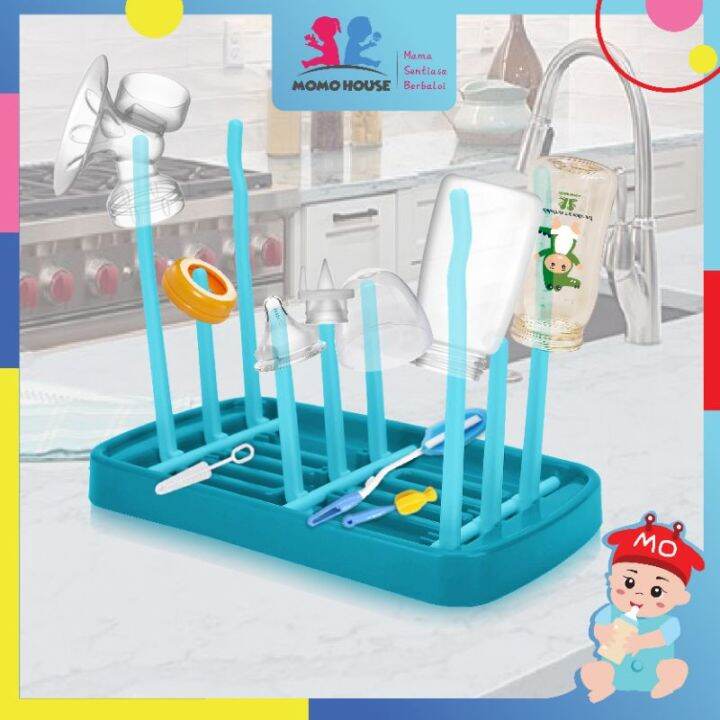 MOMO HOUSE Rak Pengering Botol Susu Bayi Drying Rack Pengering Botol ...