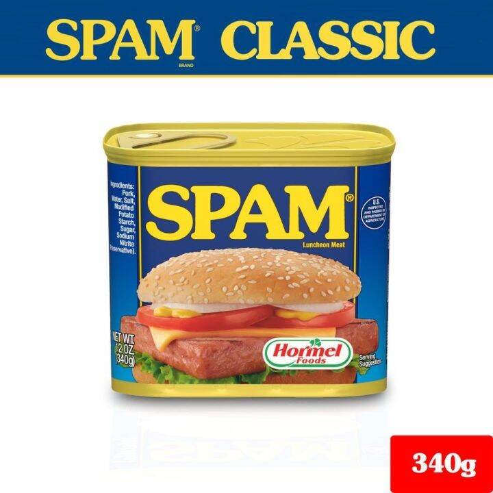 Spam Regular Luncheon Meat Less Salty Form 12oz | Lazada PH