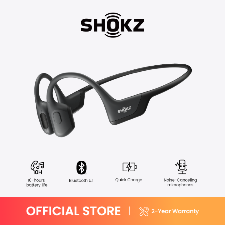 Shokz OpenRun Pro Bone Conduction Sports Bluetooth Wireless Bone Conduction Headphones | Lazada PH