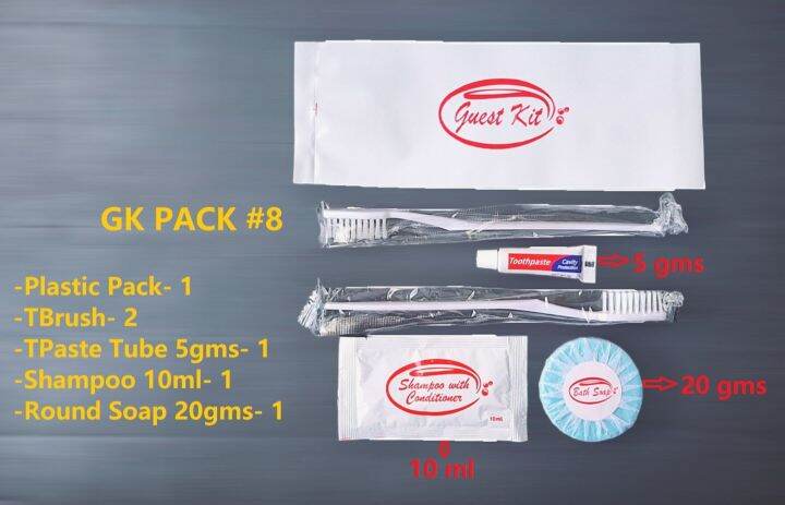 HOTEL GUEST KIT in PREMIUM PLASTIC PACK- 100 PCS. | Lazada PH