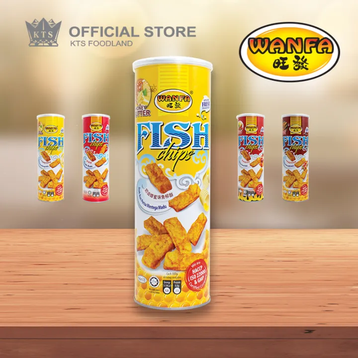 KTS Foodland Wanfa My Fish Chips Honey Butter Flavour | Lazada