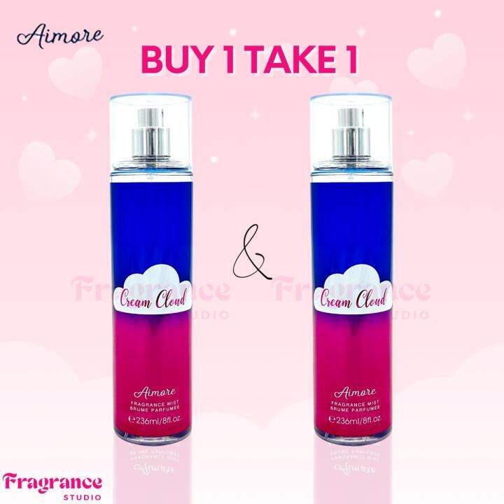 BUY 1 TAKE 1 AIMORE CREAM CLOUD FRAGRANCE MIST PERFUME FOR WOMEN -236ML ...