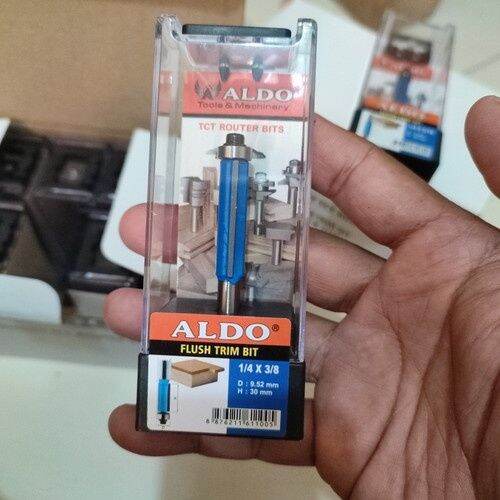 mata profil flush trim router straight dengan bearing 1/4 10mm mata ...