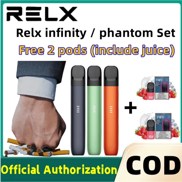 【Hot sale】 (Buy 1 Get 2 pods) Relx infinity / phantom (5th) device kit set Free U.S.A pod RLEX ...
