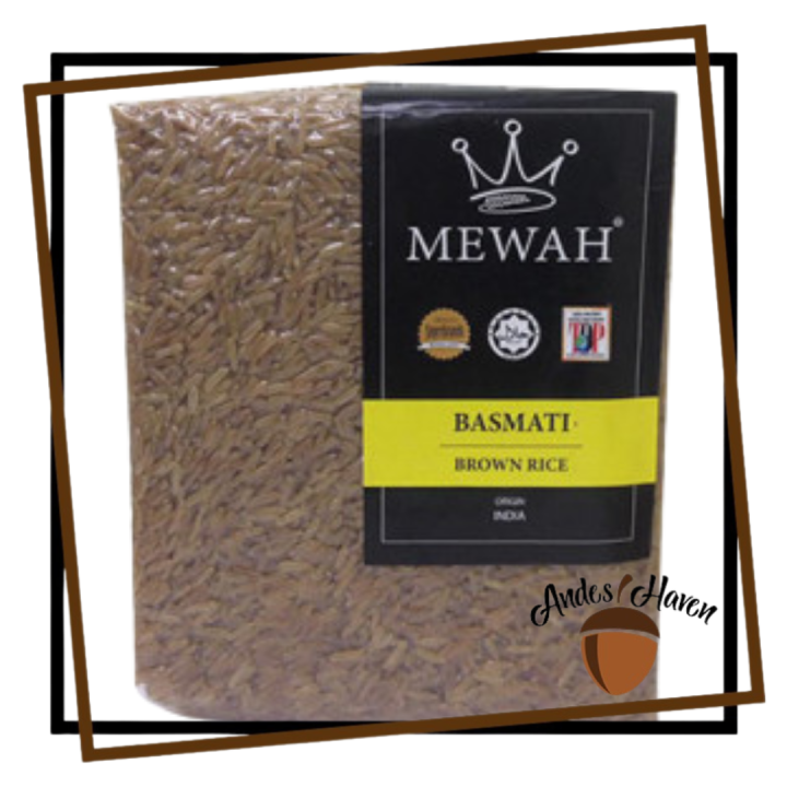 【Mewah】Basmati Brown Rice - 1kg | Lazada