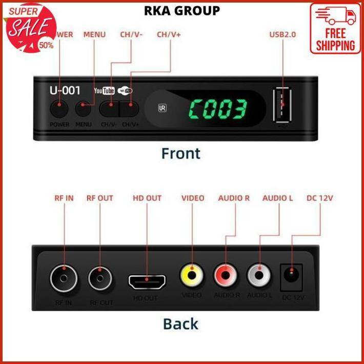 Receiver Tv Digital Stb Dvb T2 Wifi Youtube Terbaik Dikelasnya | Lazada ...