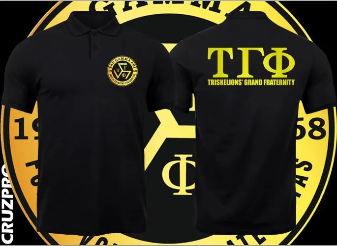 Tau Gamma Phi Polo Shirt Free Sticker Lazada Ph