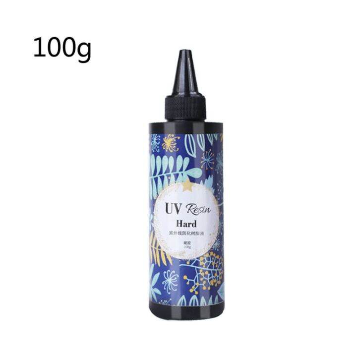 Hard Type UV Resin Glue Crystal Clear Ultraviolet Curing UV Glue Solar Cure Sunlight Activated ...