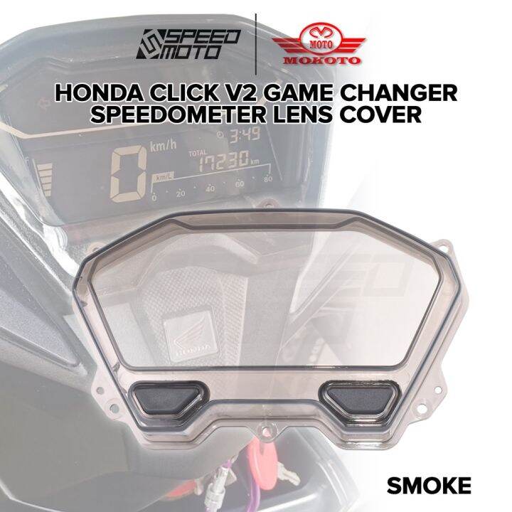 ♡HONDA CLICK 125i 150i V2 SPEEDOMETER LENS SMOKE FOR CLICK V2 GAME ...