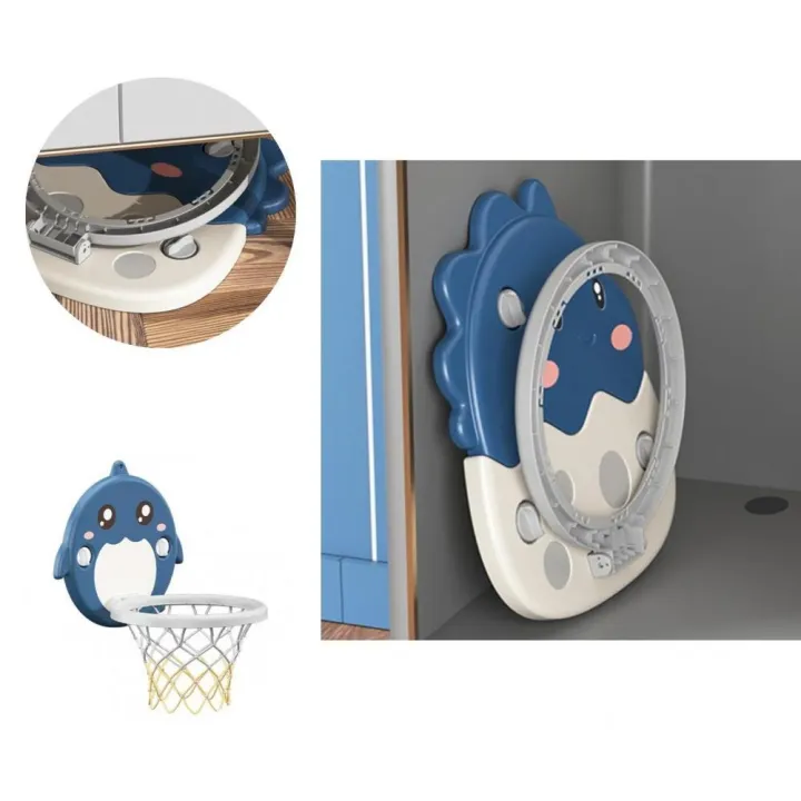 Good Quality 2 Style No Trace Whale Shape Basketball Hoop Kit for ...