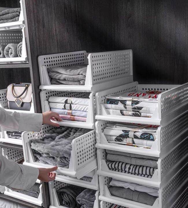 [SG Shop] Foldable Modular Retractable Storage Rack Drawer Clothes ...