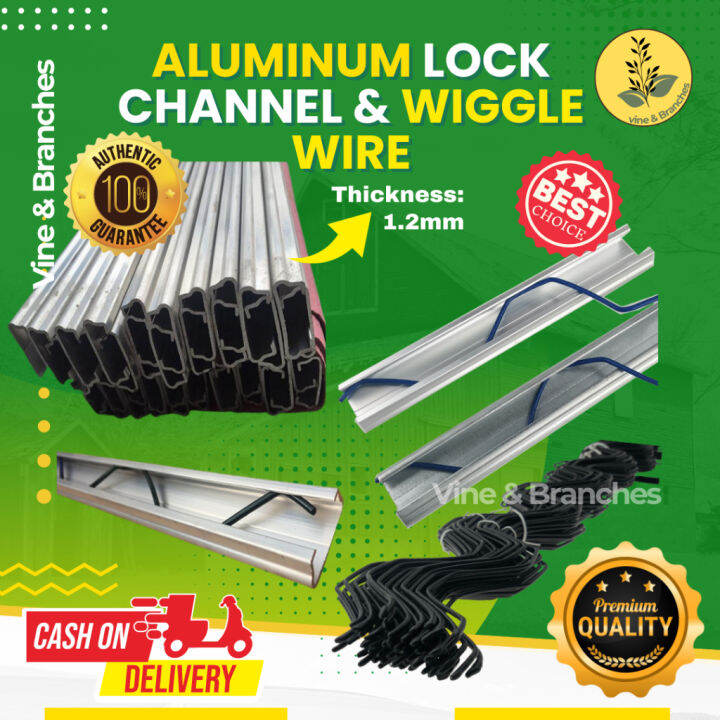 【Home&Living】 Channel Lock with Wiggle Wire SET for Greenhouse | Lazada PH