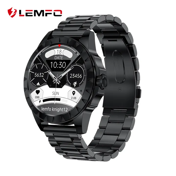 Lemfo LEMZ Smart Watch Men 2021 Bluetooth Call Real Compass ECG Health ...
