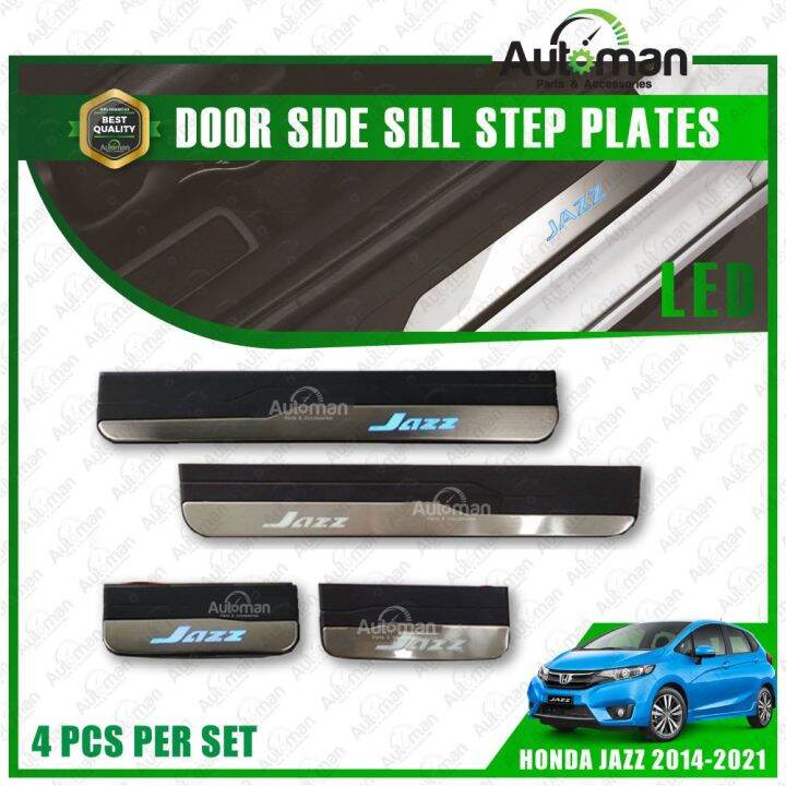 Honda Jazz 2014 - 2022 LED Door Side Sill Step Plates | Lazada
