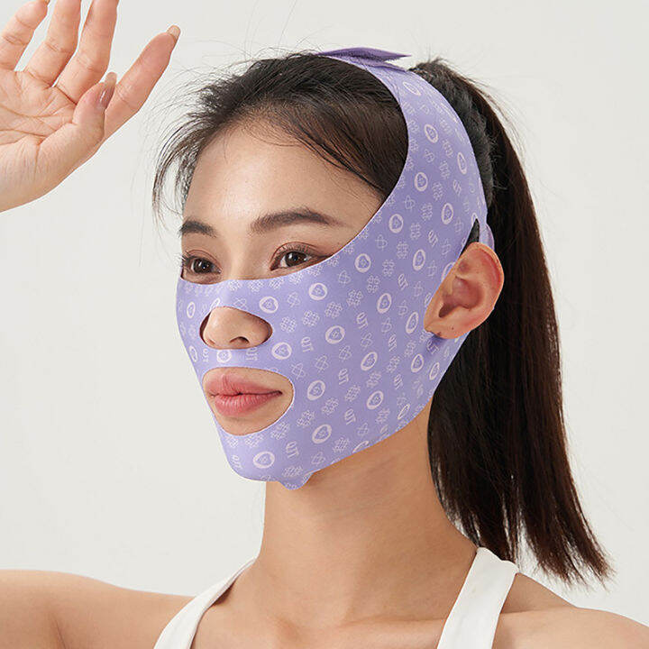 weijuzhun00 V Face Slimming Belt Facial Cheek Bandage Firm Lifting Band ...
