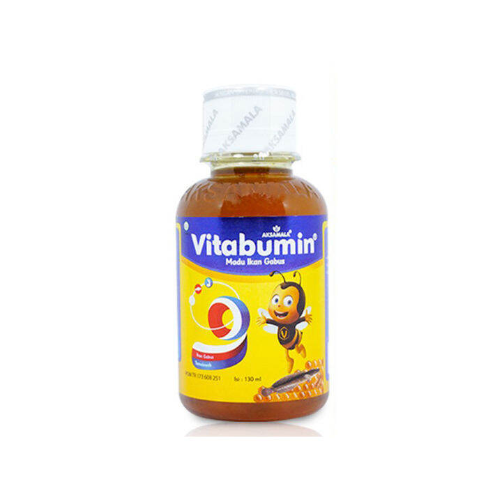 Vitabumin Madu Ikan Gabus Sirup Isi 130 mL Suplemen Kesehatan Anak ...