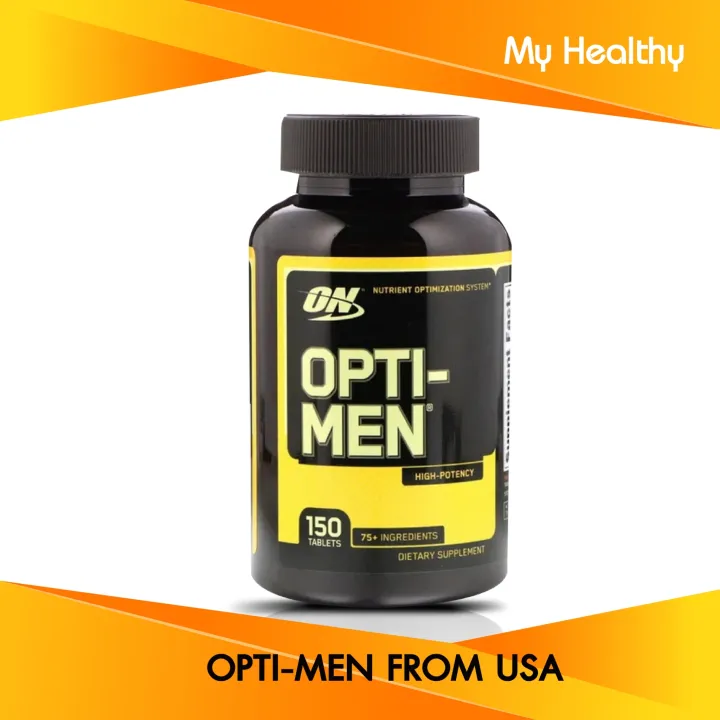 [exp2023] Optimum Nutrition Opti-Men 150 Tablets วิตามินรวมผู้ชาย บำรุง ...