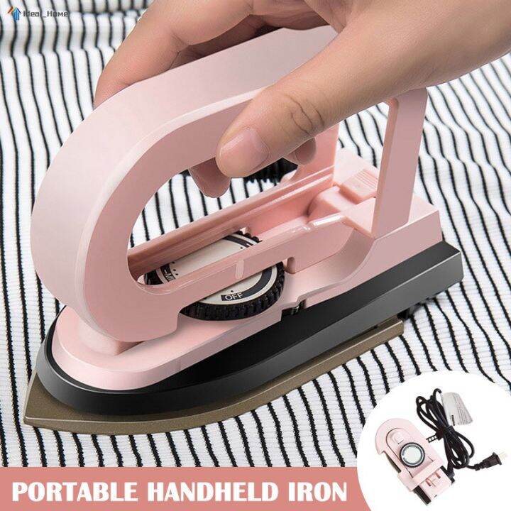 Portable Mini Folding Iron Electric Dual Voltage for Travel Trip School ...