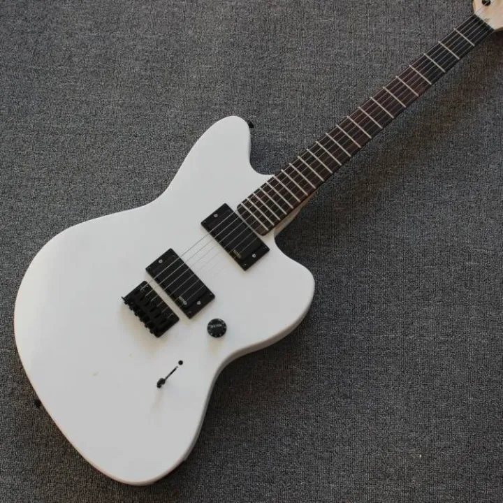 Jim Root White Jazzmaster Electric Guitar Tremolo Bridge, Rosewood ...