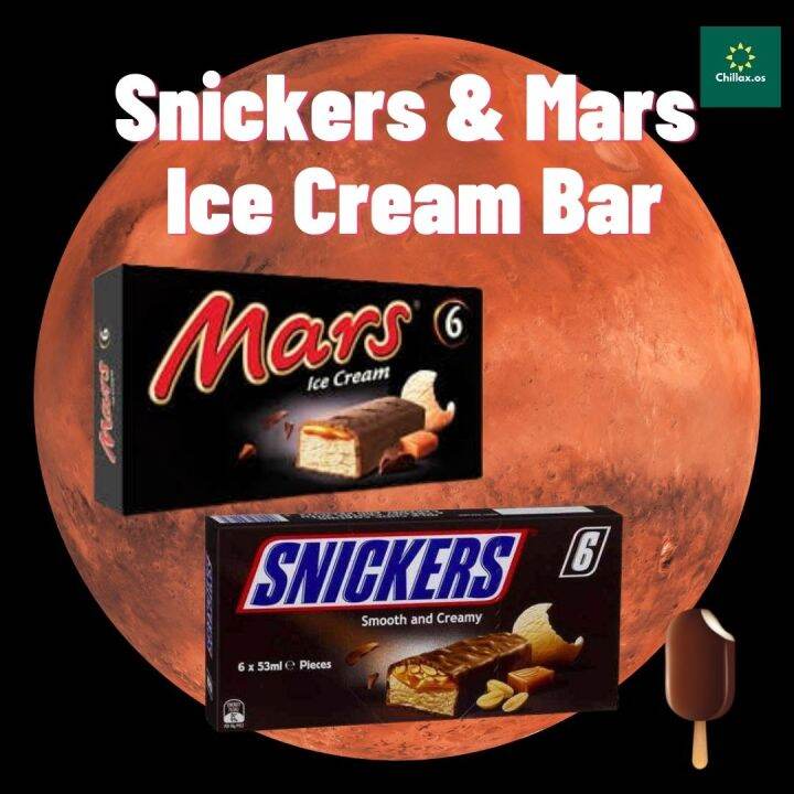 [ Klang Valley Only ] Mars & Snickers Ice Cream Sticker Bars Ice Cream ...