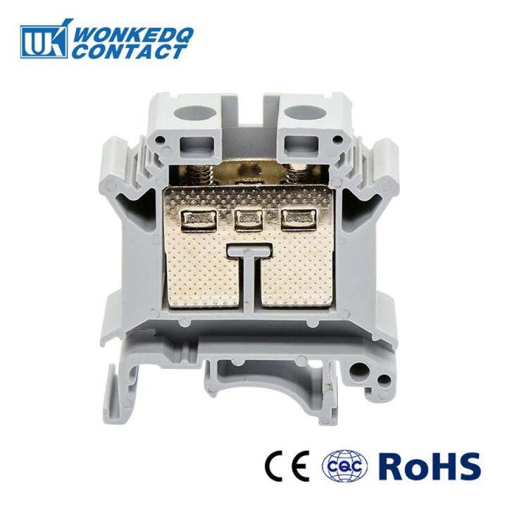 Din Rail Terminal Blocks 10pcs Uk-25 Universal Cl Connector Screw ...