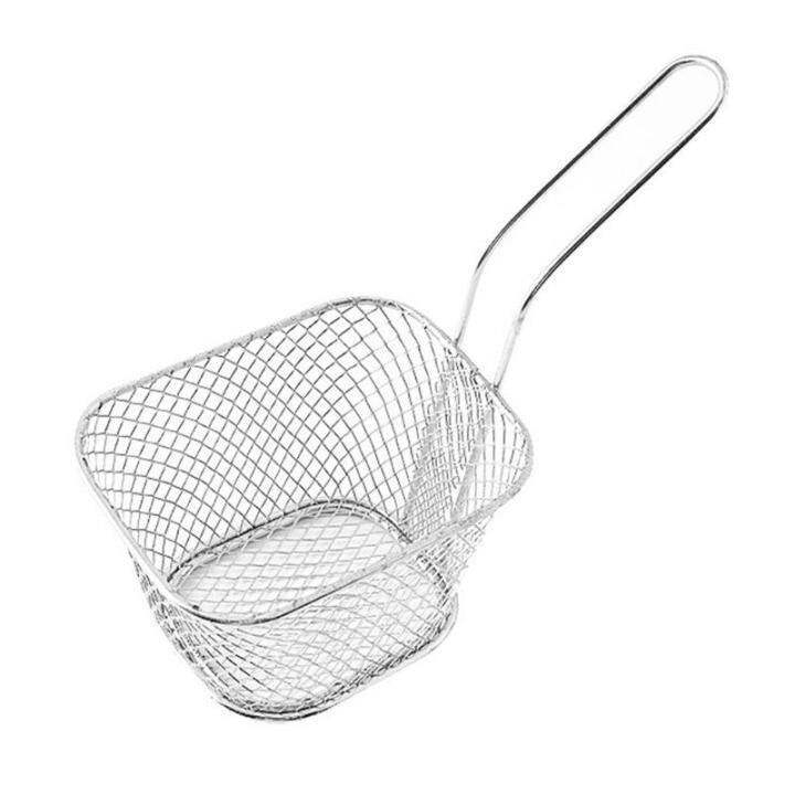 Professional Rectangular Stainless Steel French Fries Basket Small ...