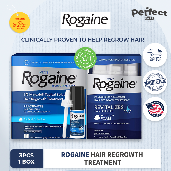 Rogaine Men's 5% Minoxidil Hair Regrowth Treatment | Lazada PH