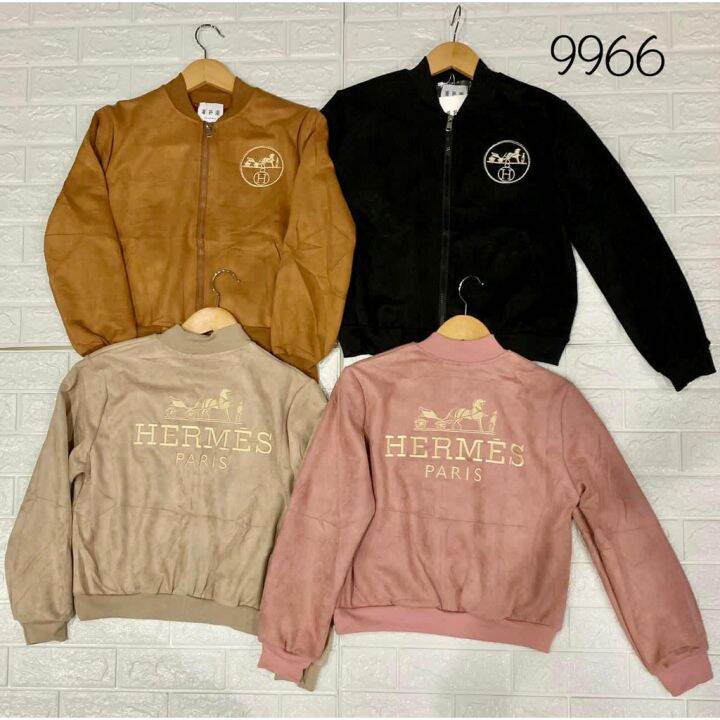 9966 Jaket Suede Her mes Bomber Import | Lazada Indonesia