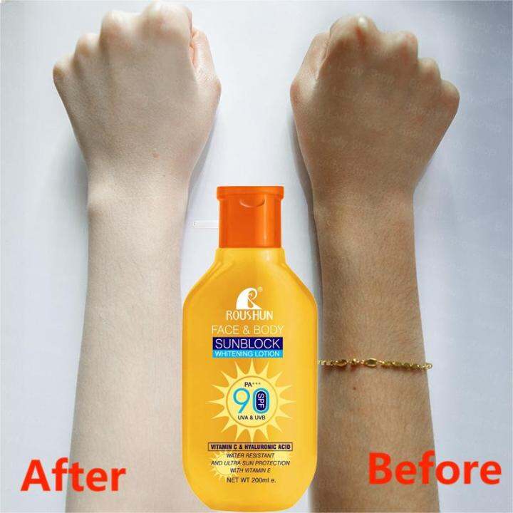 100% Authentic Effective Sunscreen Whitening Sun Cream SPF 90+ Facial Sunscreen Cream Protection ...
