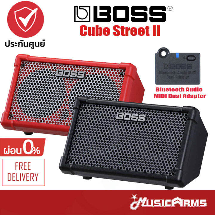 Boss Cube Street II แอมป์กีตาร์ไฟฟ้า โปร่ง ร้อง คีย์บอร์ด กลองไฟฟ้า ...
