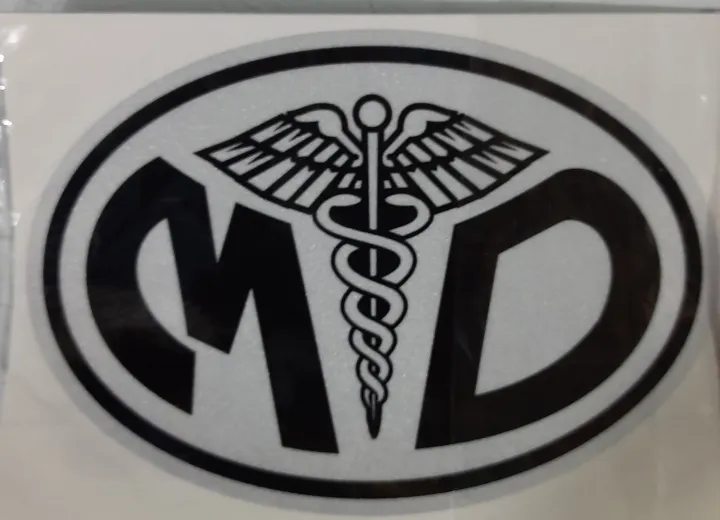 Medical Doctor [MD] Sticker 1 Car Sticker Automotive | Lazada PH