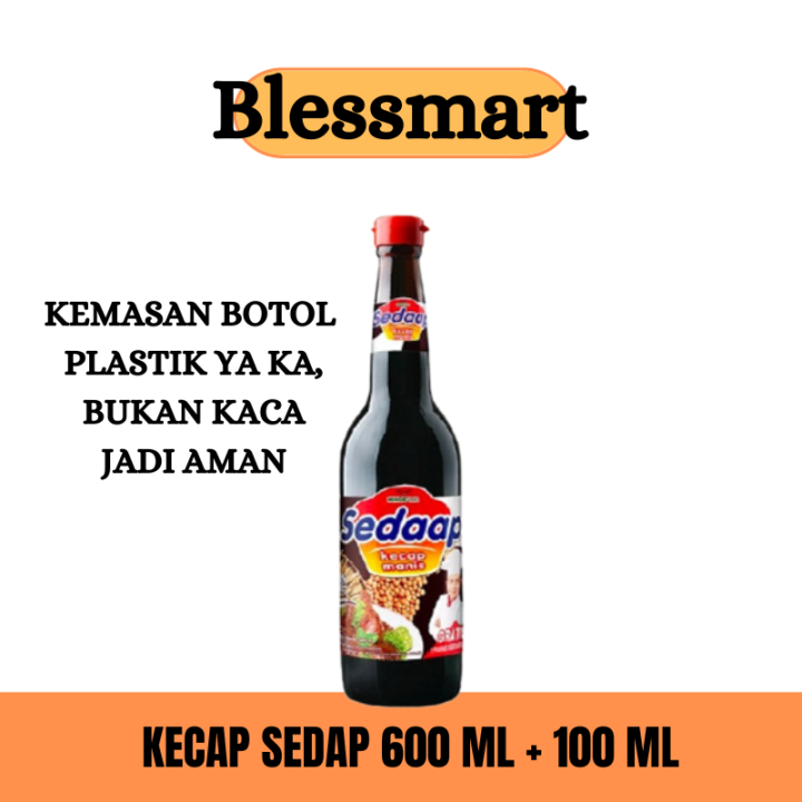 Kecap Manis Sedap Botol 600 ML + 100 ML | Lazada Indonesia