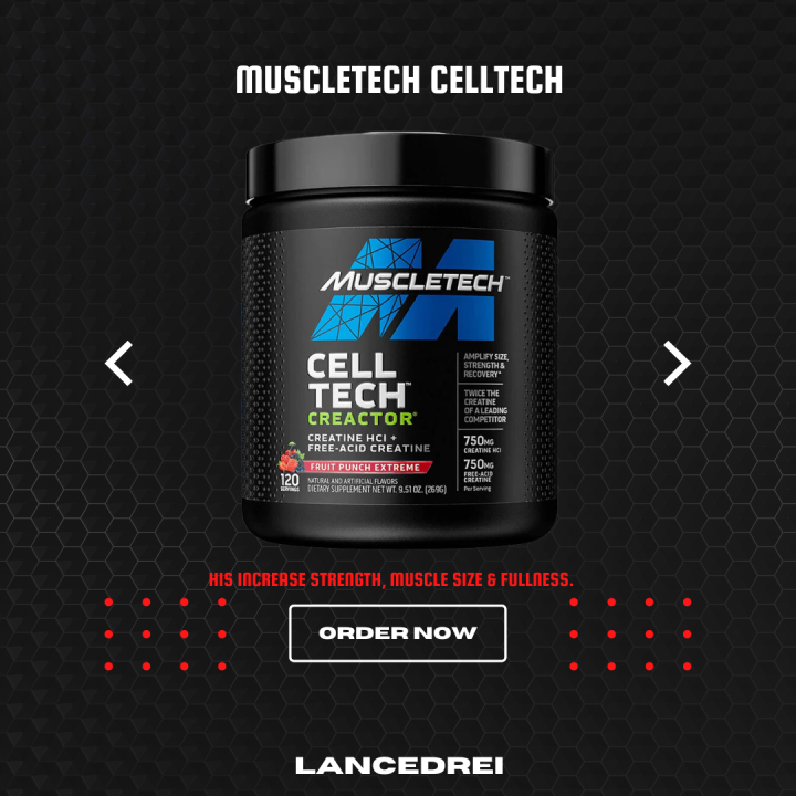 MuscleTech Cell Tech Creactor 120 Servings celltech | Lazada PH