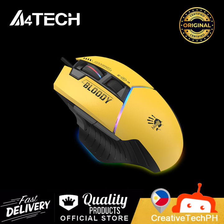 A4Tech Bloody W95 Max Sports Extra Fire 12000 CPI RGB Animation Backlit ...