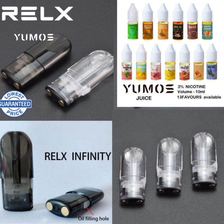 【24h】YUMOS Ready Stock RELX INFINITY /Relx Phantom/ RELX Essential ...