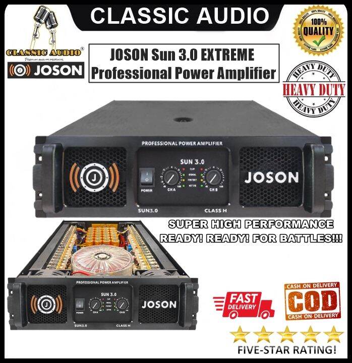 JOSON Sun 3.0 EXTREME Professional Power Amplifier 100% PURE COPPER ...