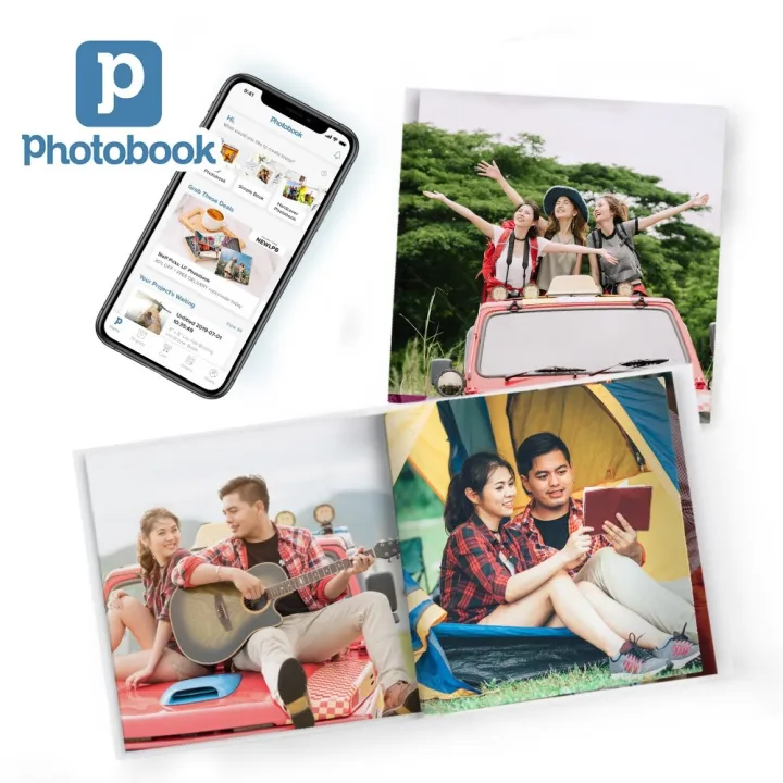 [Photobook App Exclusive] Photobook 6 x 6 DIY Hardcover Simplebook 20 pages gift | Lazada PH