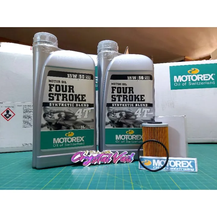 MOTOREX CHANGE OIL PACKAGE for KTM DUKE/RC 200 & 390 ORING INCLUDED ...