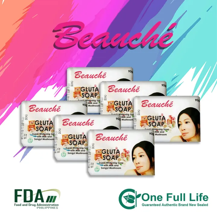 Beauche GLUTA SOAP x 6 BARS | Lazada PH