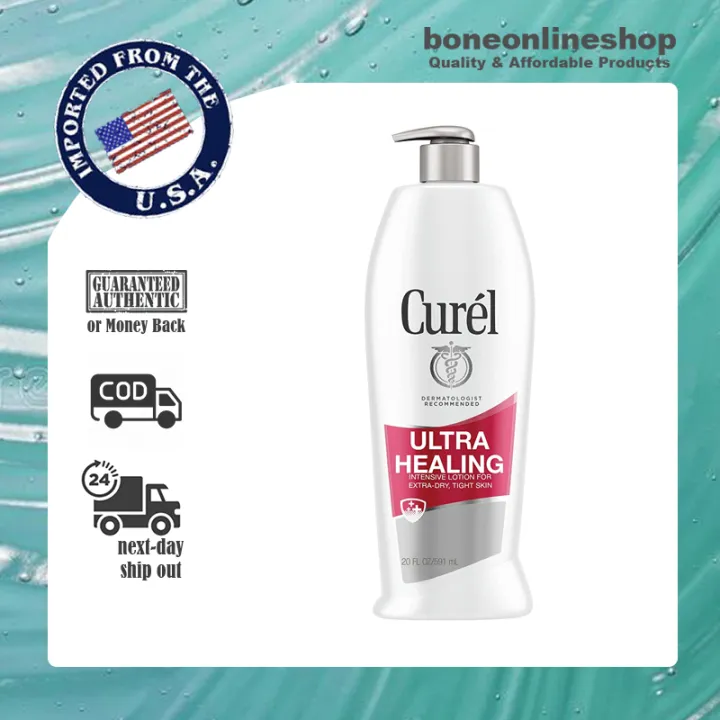 Curél Ultra Healing Lotion, Hand and Body Moisturizer for Extra Dry ...