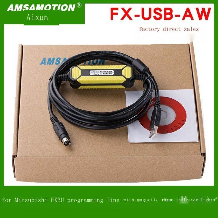 (จัดส่งฟรี) AMSAMOTION เหมาะสำหรับ Mitsubishi FX3U Series PLC ...