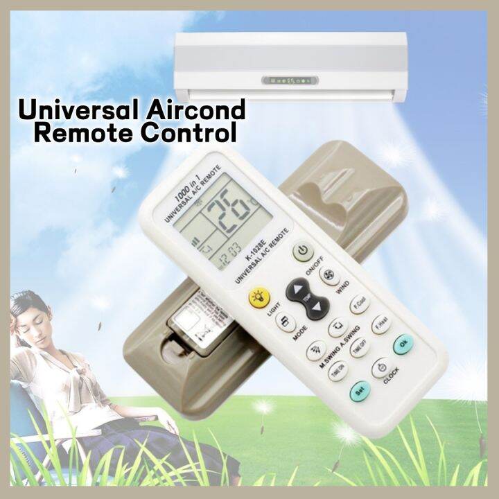 Universal Aircond Remote Control 1000 In 1 All Brand Model Supported AC ...