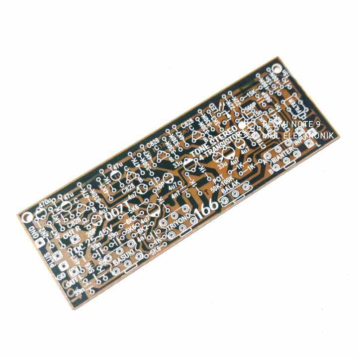 PCB Tone Control Stereo 4 Transistor 007T TIPE 166 | Lazada Indonesia