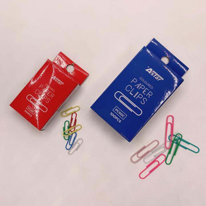 Astar Colourful Paper Clip PC28C/PC50C (28MM/50MM) (Price For 1 Small ...