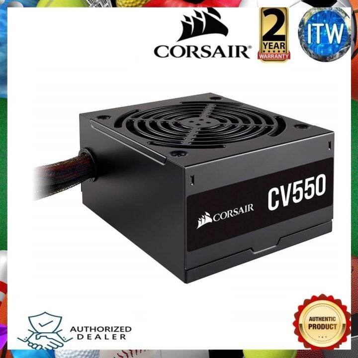 Corsair CV Series CV550 — 550 Watt 80 Plus® Bronze Certified PSU ( CP ...