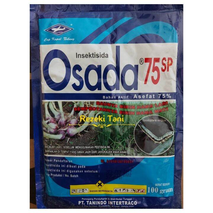 Insektisida Asefat Osada75SP 100gr dengan Bau Pestisida Menyengat ...